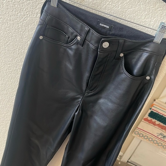 Express | Pants & Jumpsuits | Express Leather Pants | Poshmark